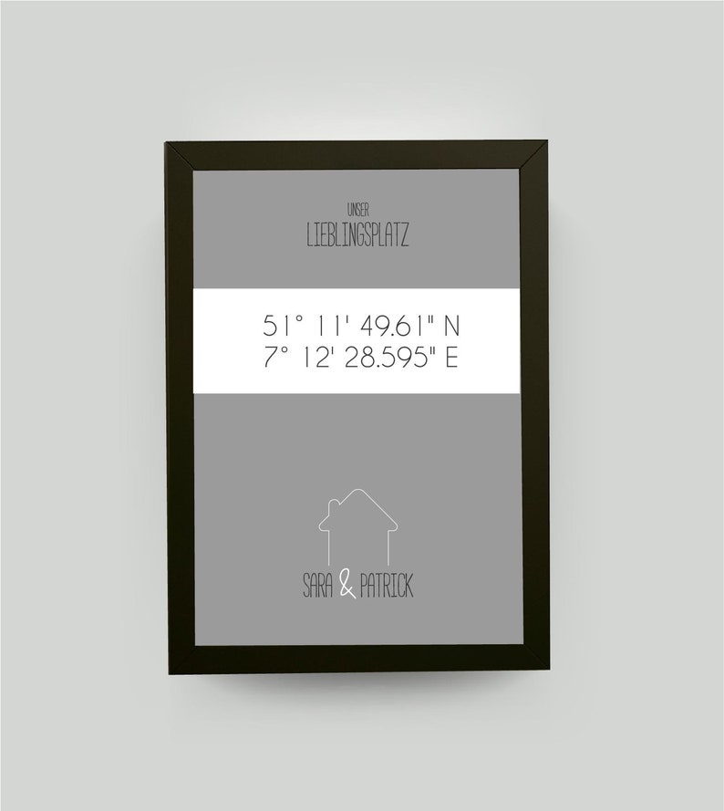 Personalized Poster Picture our Favorite Place - Etsy