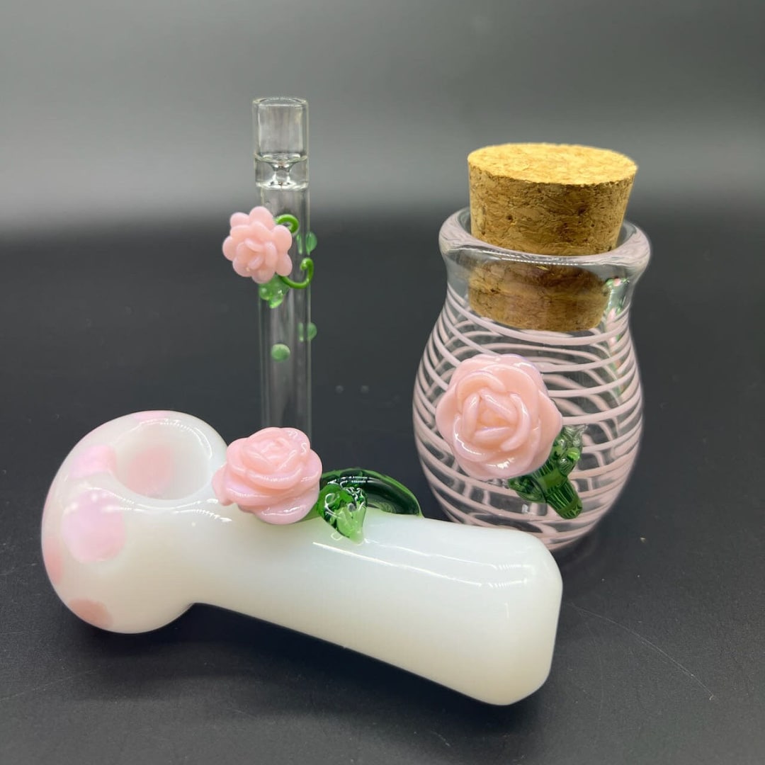 Pink Rose Set - Etsy