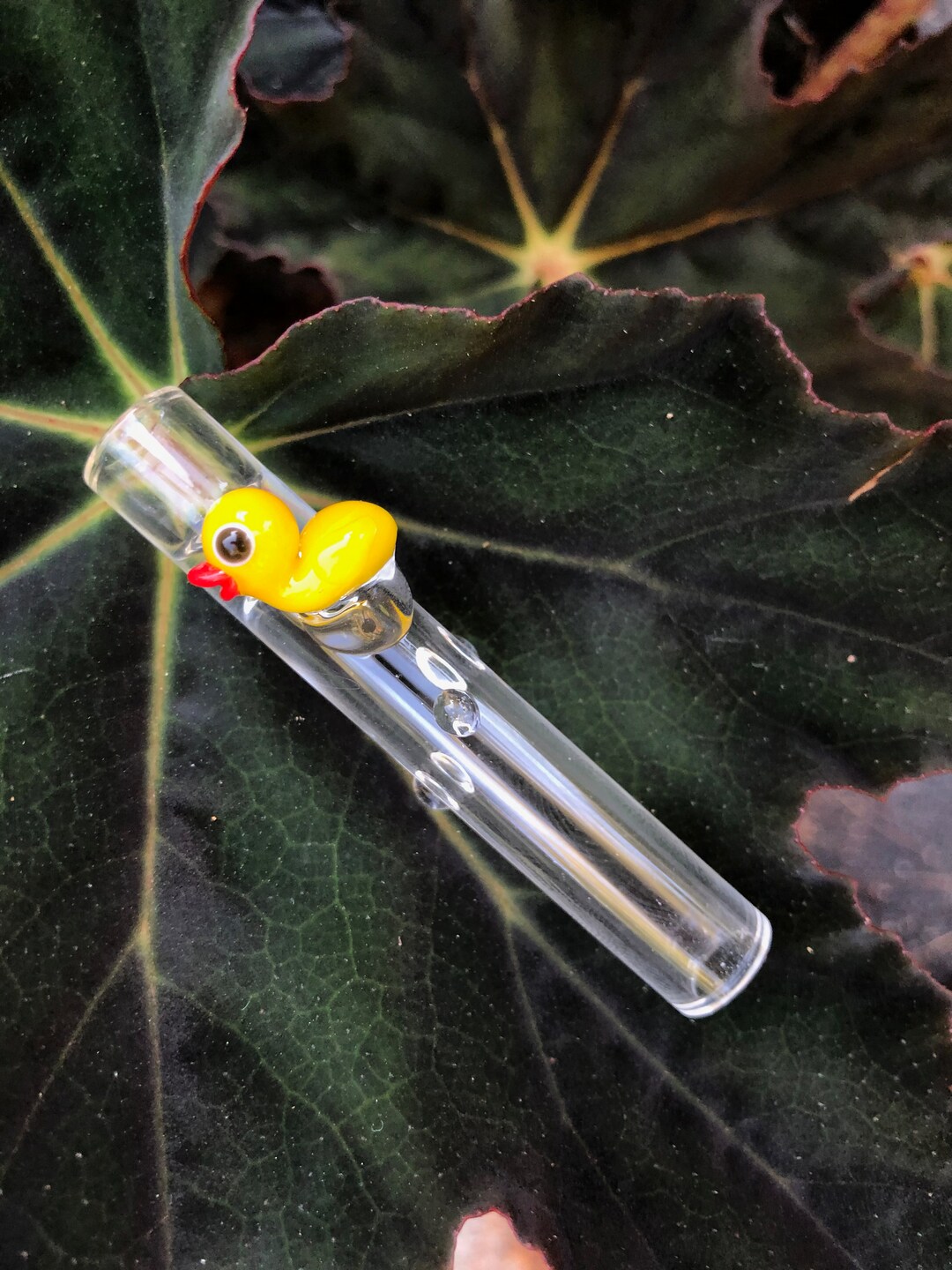 Glass Rubber Ducky Tobacco Chillum - Etsy