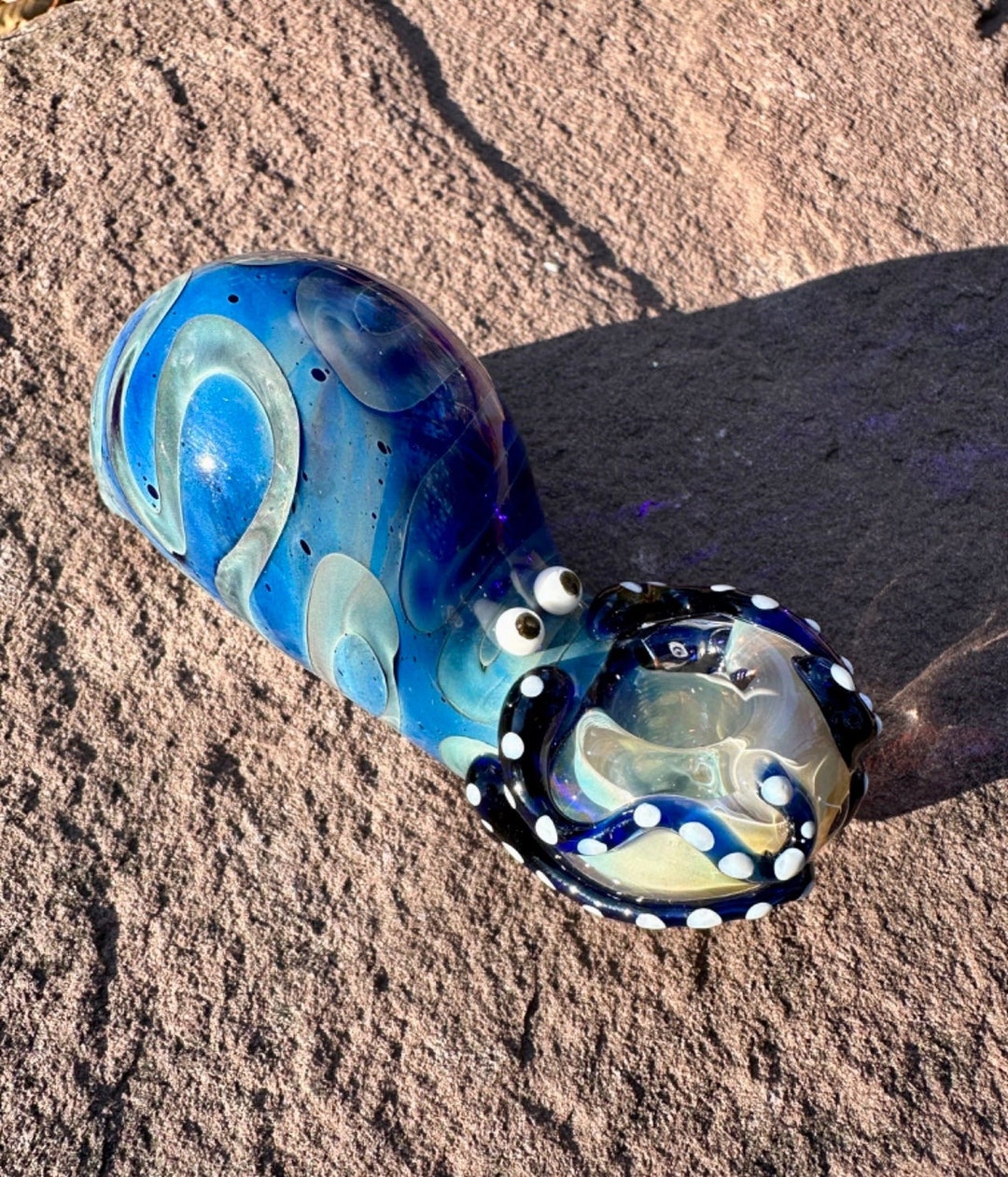 Glass Cute Octopus Pipe - Etsy