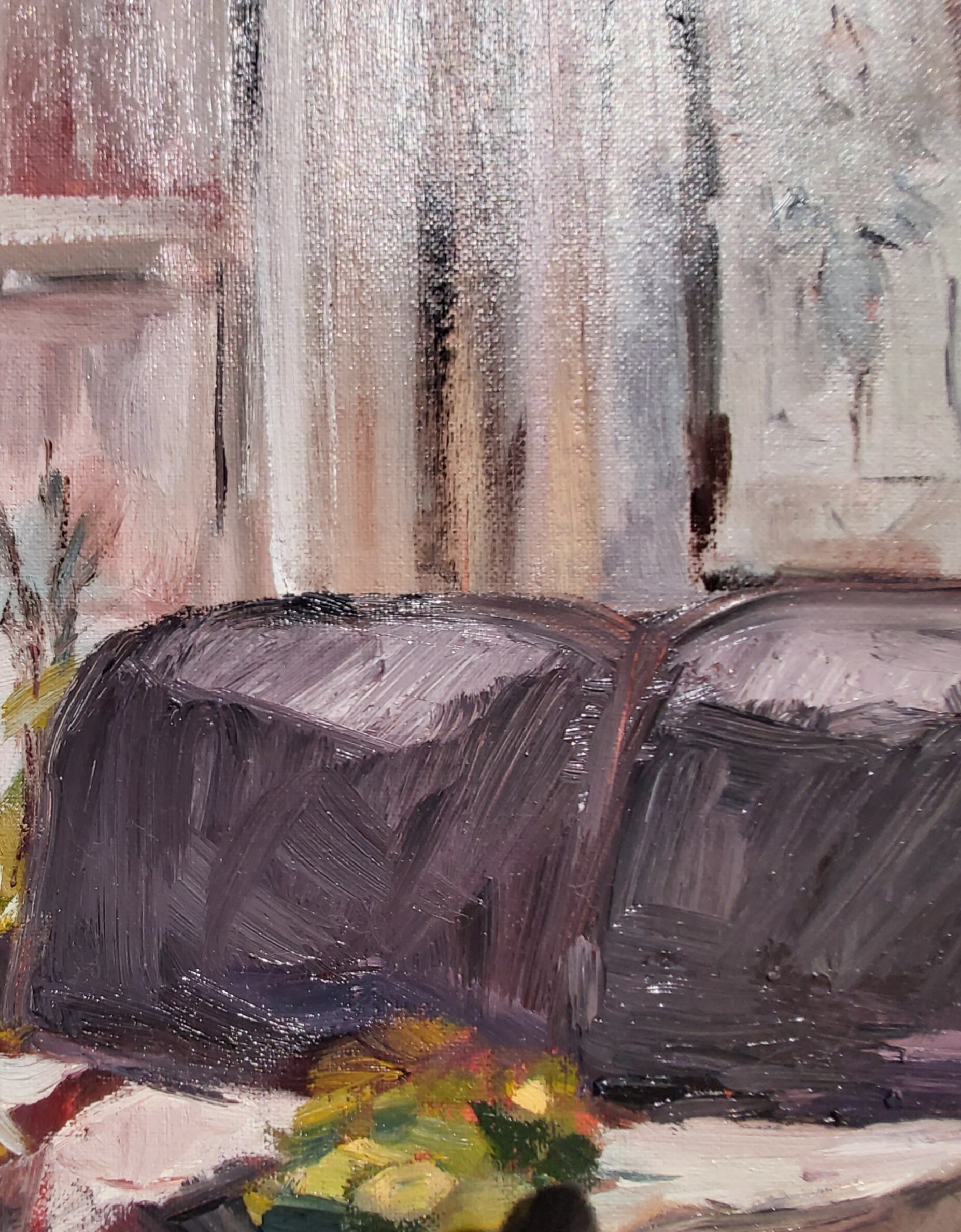 Original Oil Painting, cozy, Interior Painting, Living Room Painting ...