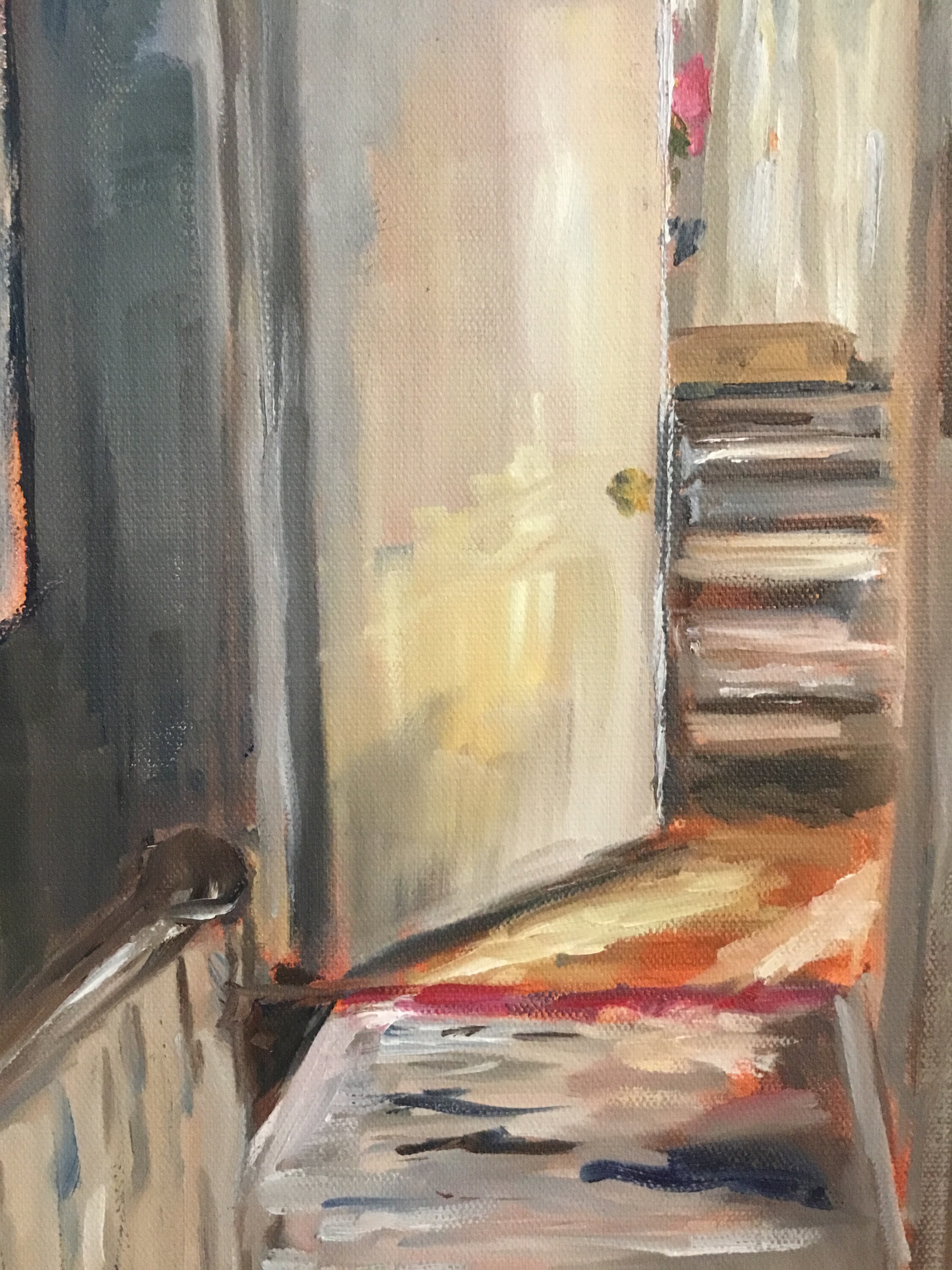 Original Oil Painting, One of a Kind, Interior Scene, Painting of ...