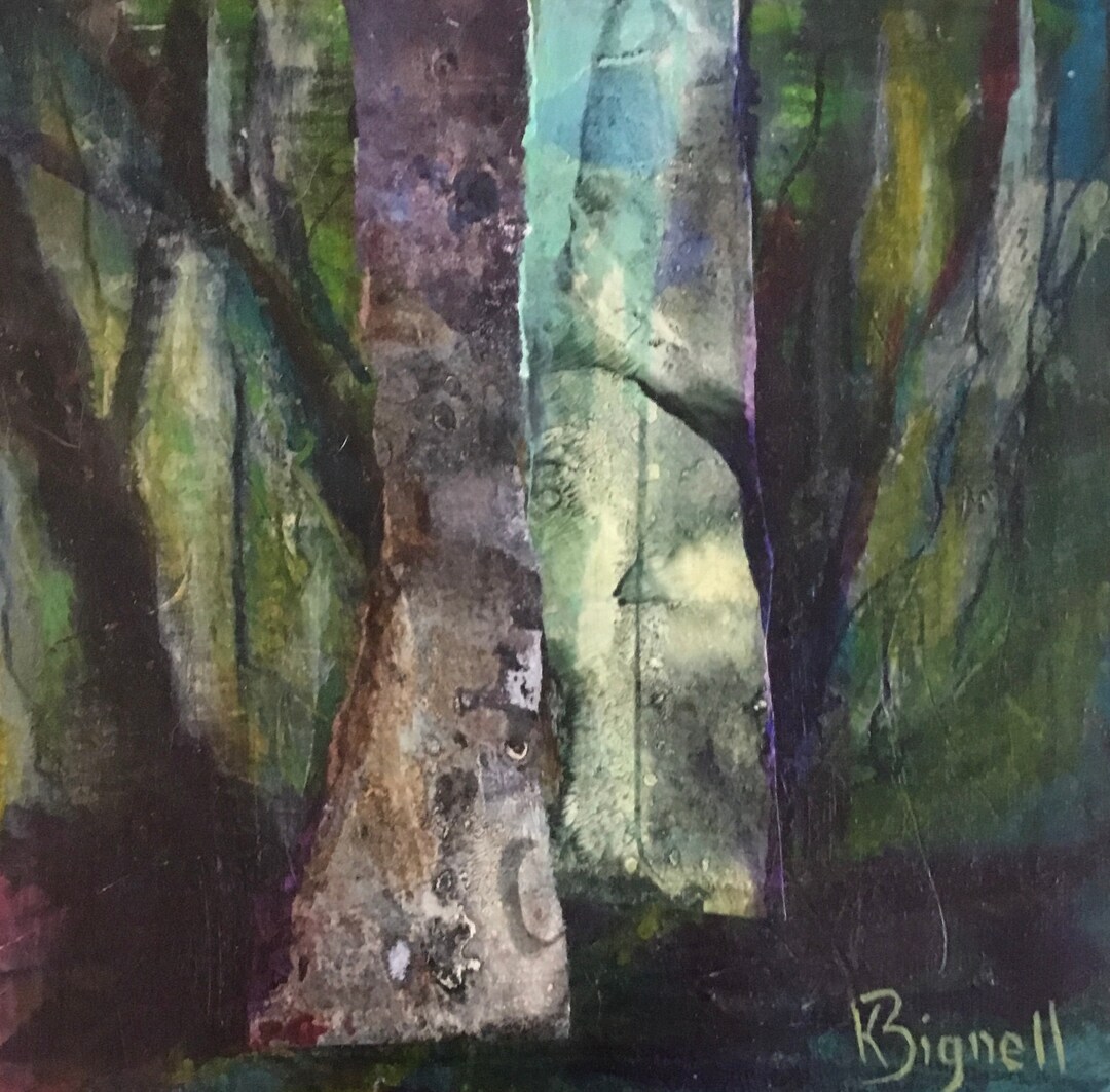 Mixed Media Art Work, Small Art Work, Contemporary Art Work, Abstracted ...