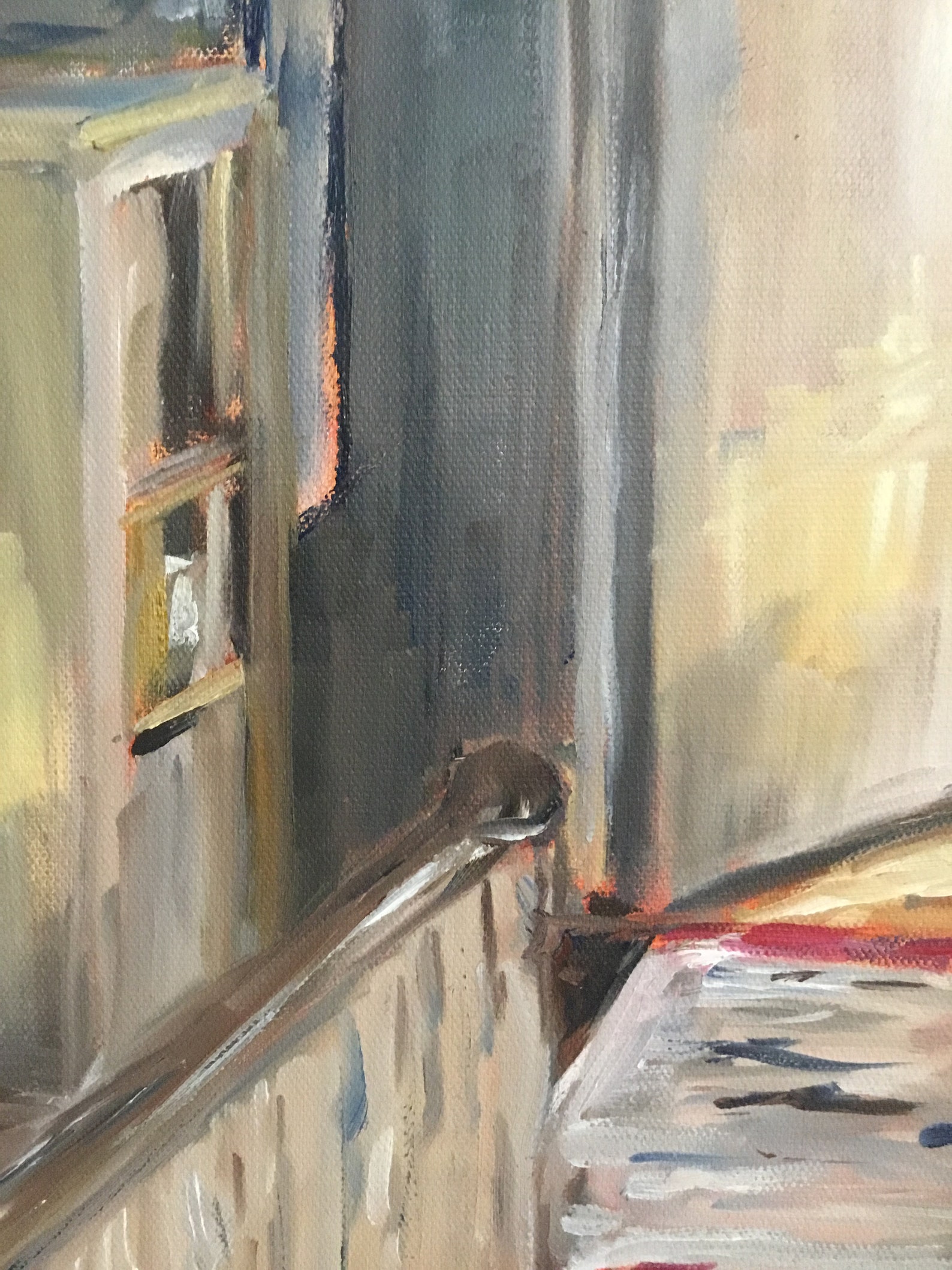 Original Oil Painting, One of a Kind, Interior Scene, Painting of ...