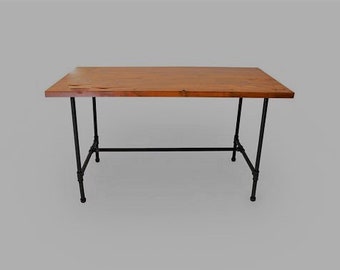 Butcher block desk | Etsy