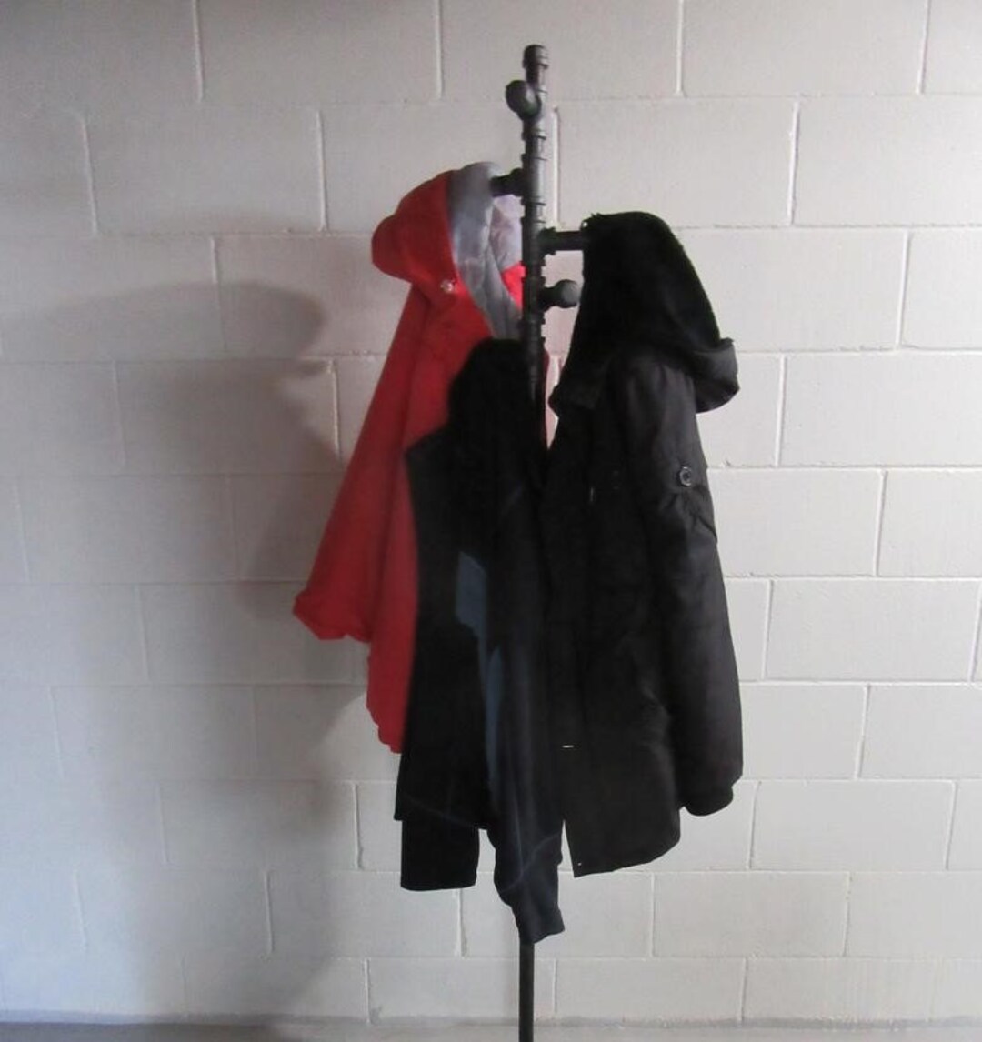 Item # 255, 3/4"pipe FREE-STANDING Coat Rack,coat Hook,steampunk ...