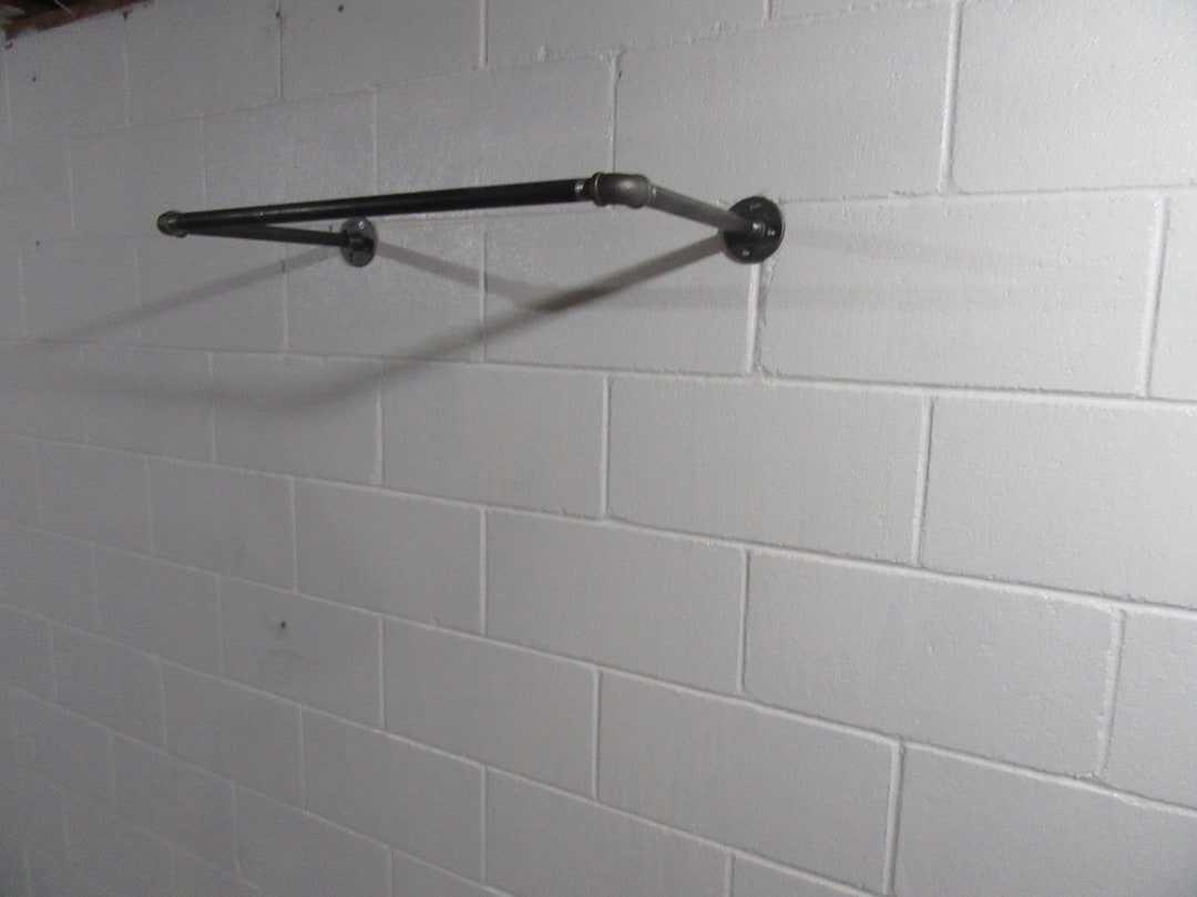 Item #14, 3/4" U-BAR Retail Display Rack,wall Mount Clothes Rack ...