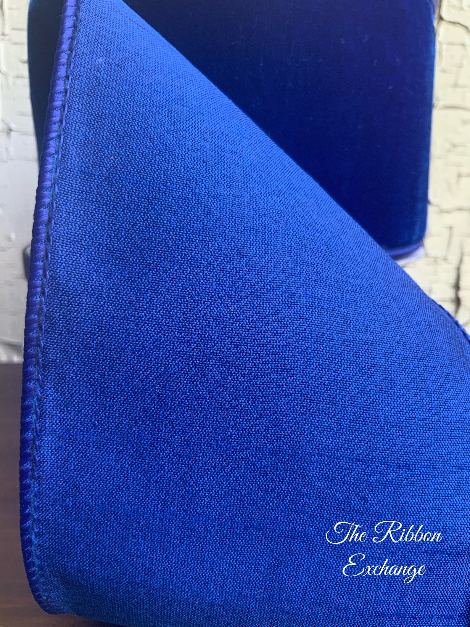 4 Inch Wired Ribbon Farrisilk Designer Ribbon Blue - Etsy