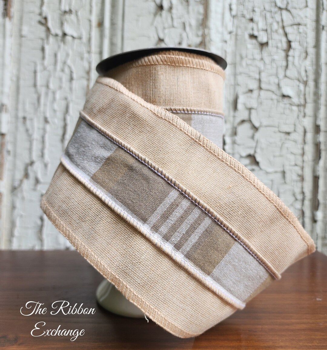 4 Inch Wired Ribbon, D. Stevens Ribbon, Designer Ribbon, Luxury Wired ...