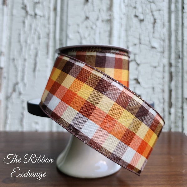 Fall Plaid Ribbon - Etsy