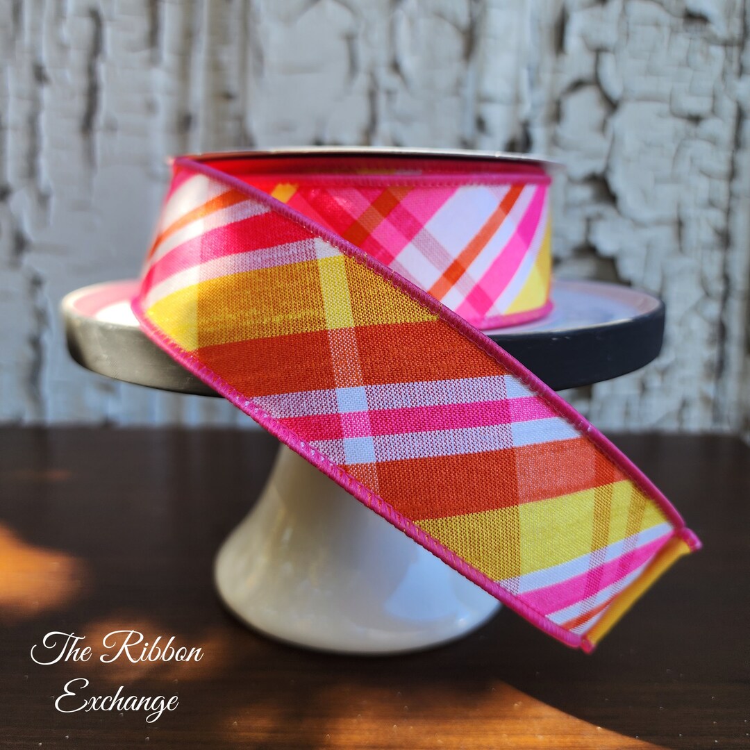 1.5 Inch Ribbon, Wired Ribbon, Christmas Wired Ribbon, Christmas Ribbon ...