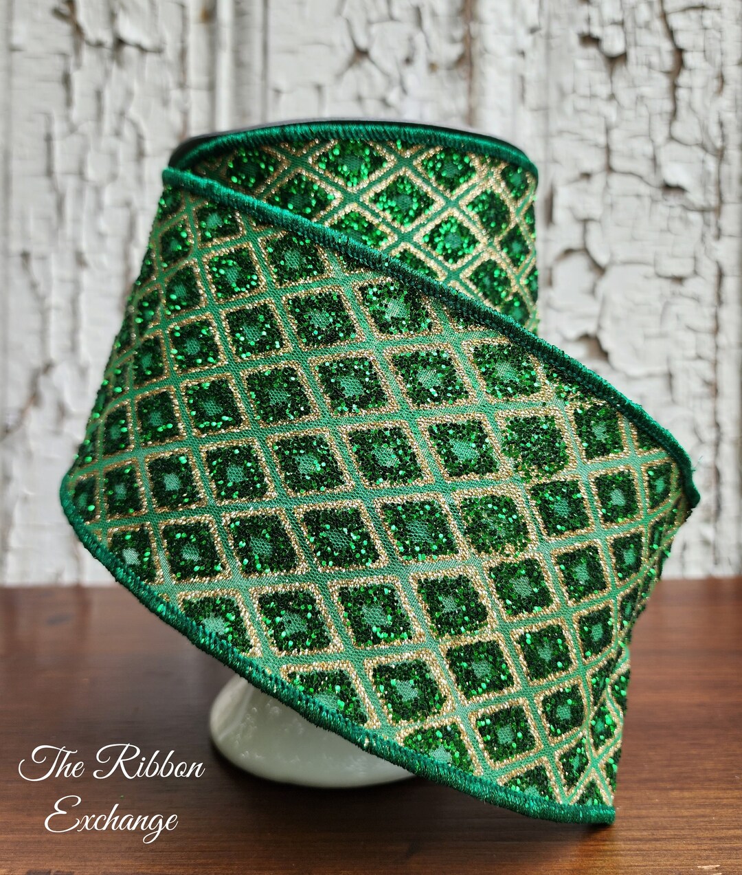 4 Inch Wired Ribbon, Farrisilk, Designer Ribbon, Wired Ribbon, Luxury ...