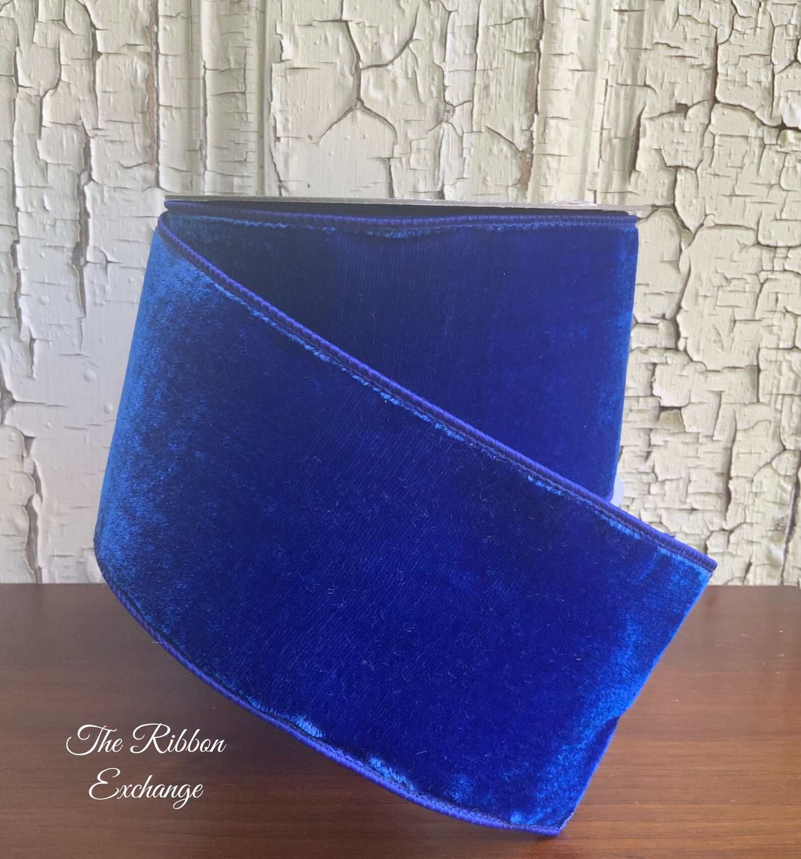 4 Inch Wired Ribbon Farrisilk Designer Ribbon Blue - Etsy