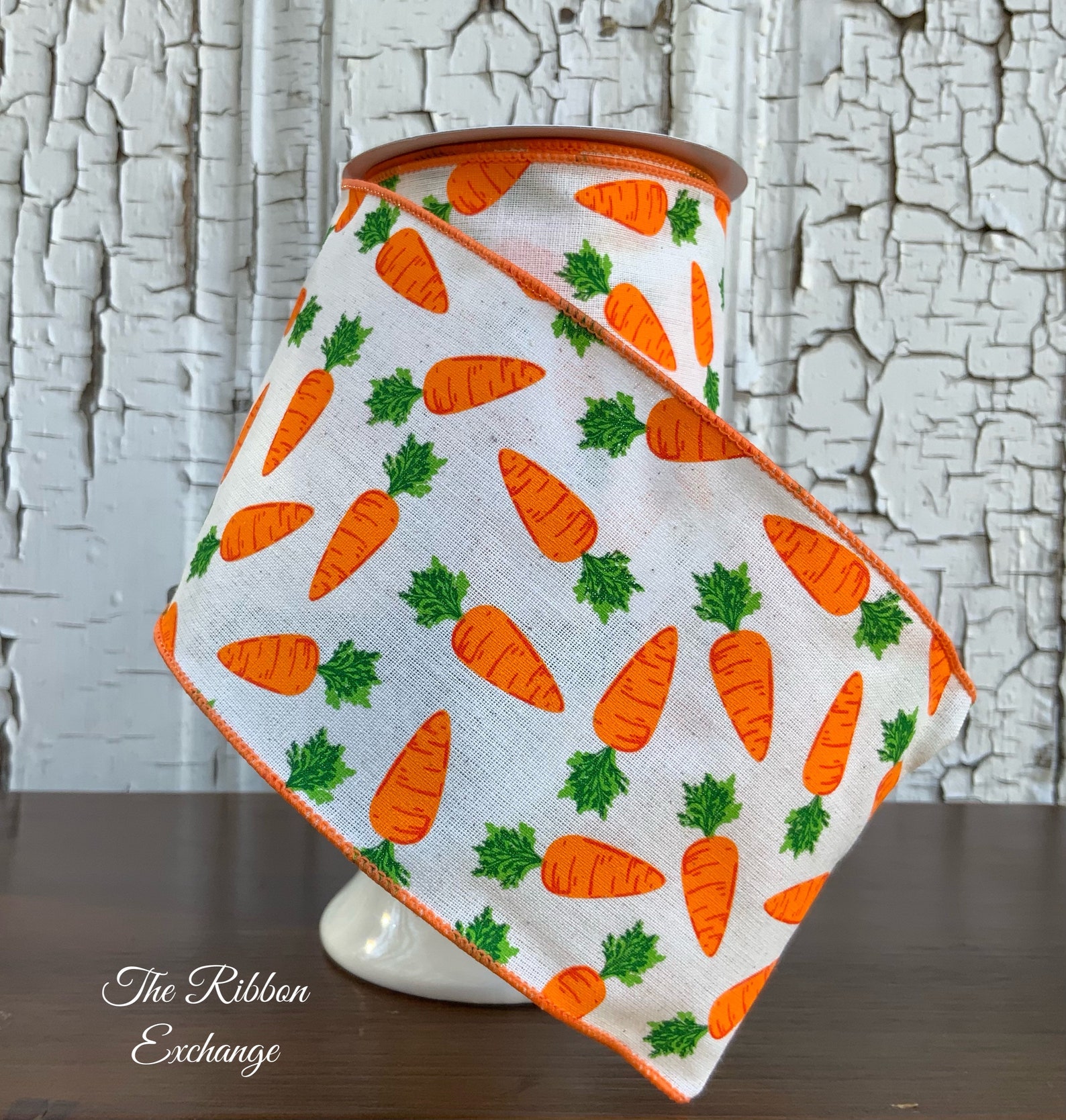 4 Inch Wired Ribbon Wired Ribbon Ribbon for Wreaths Easter | Etsy