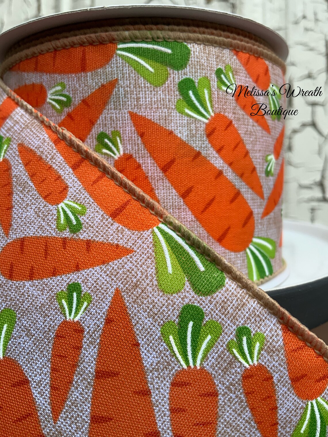 2.5 Inch Wired Ribbon Wired Ribbon Easter Wired Ribbon - Etsy