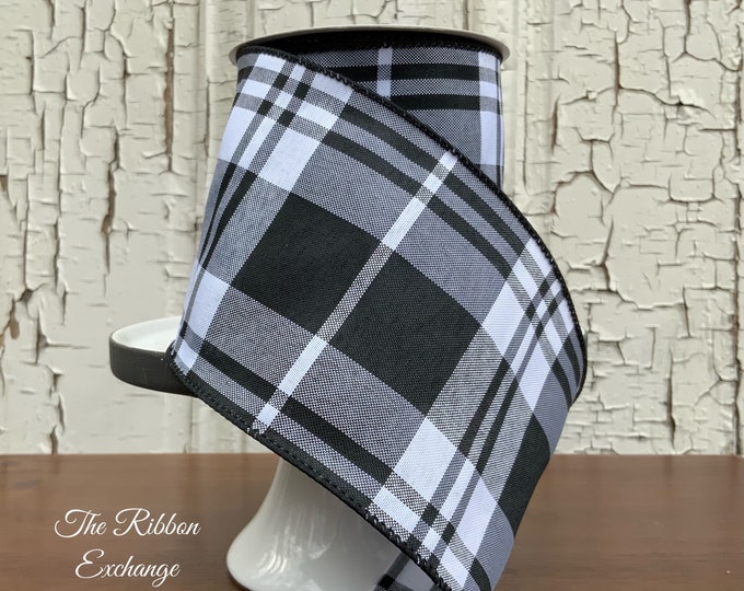 4 Inch Wired Ribbon, Ribbon for Wreaths, 4” Ribbon, Wreath Supplies - Etsy