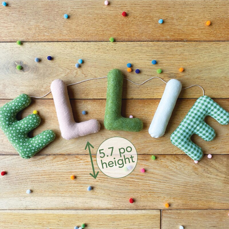 Felt Name Garland - Etsy