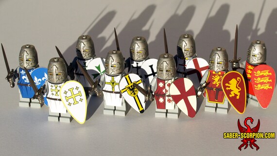 Toys & Hobbies Pick your Color! Custom GREAT HELM for Lego Minifigures ...