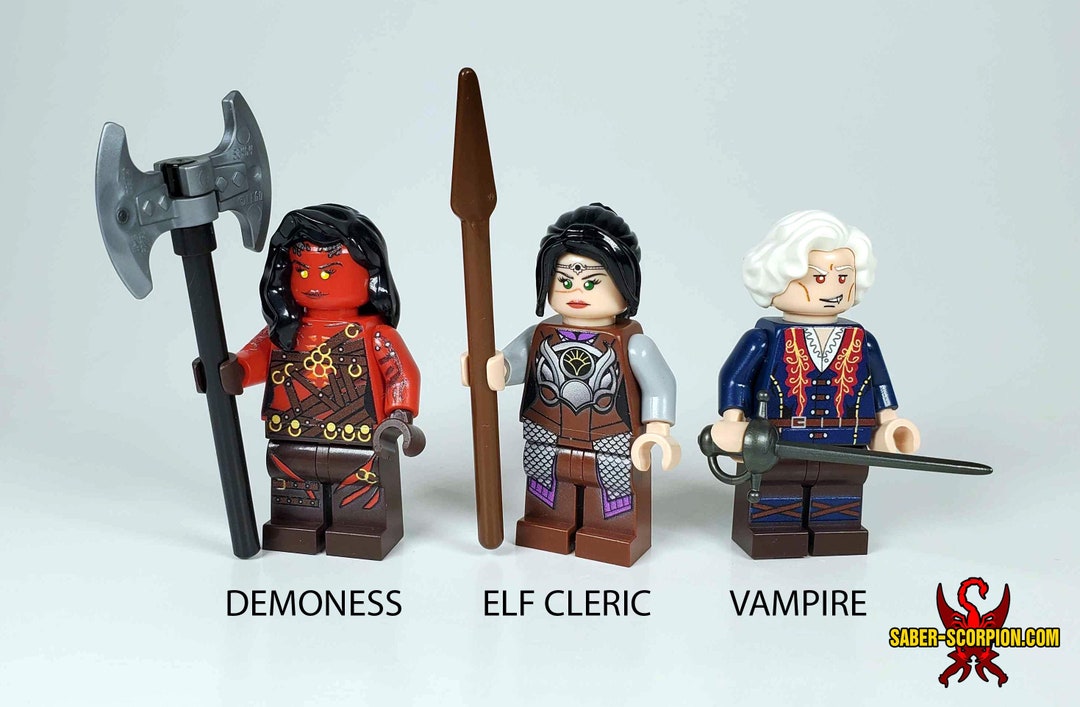 Fantasy Custom Construction Toy Figures - Etsy