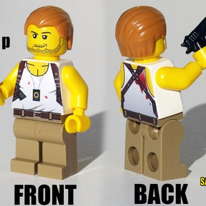 Custom Construction Toy Figures: Modern Soldiers, Police, and Robbers ...