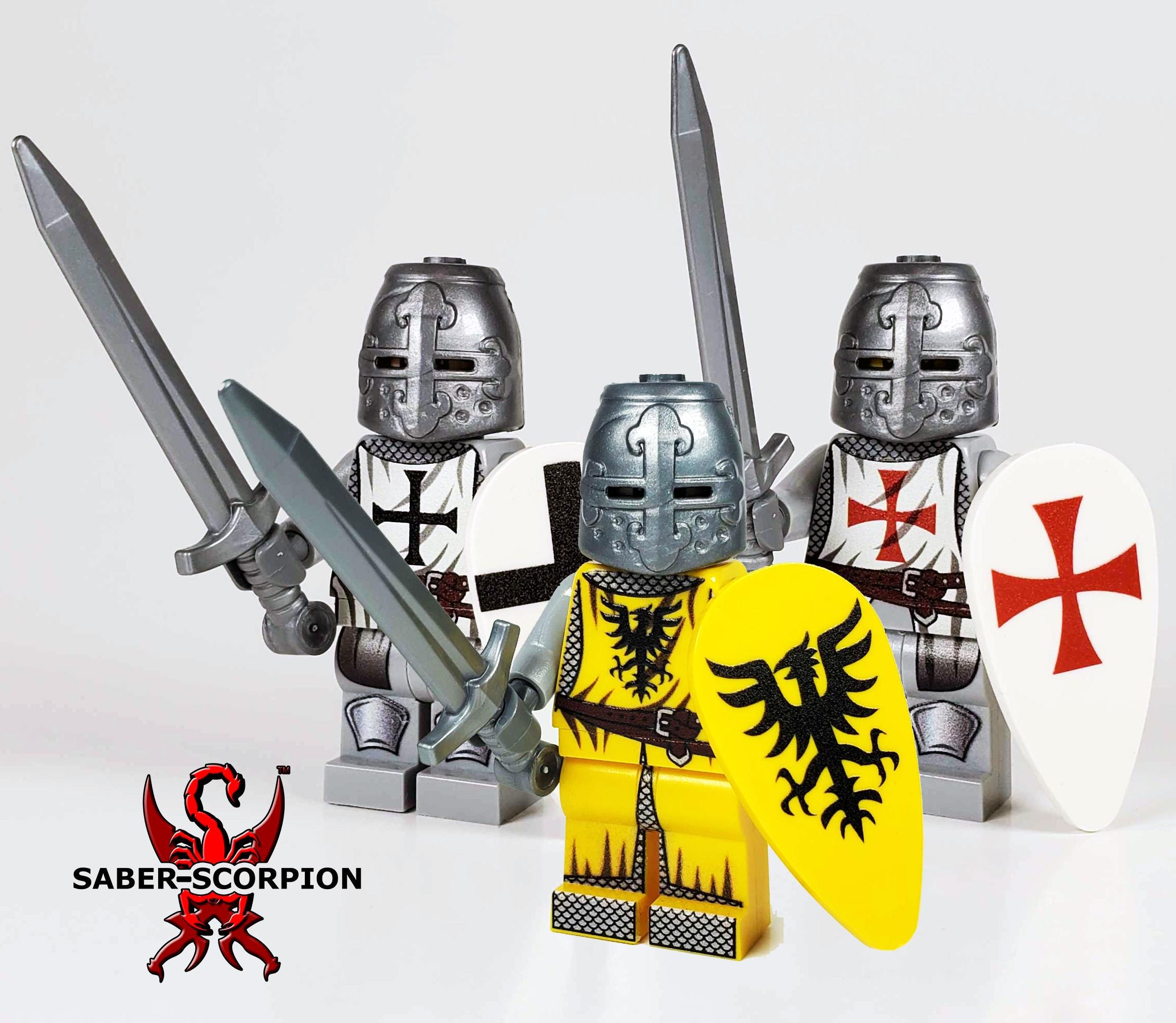 Medieval Knight Custom Construction Toy Figure - Etsy