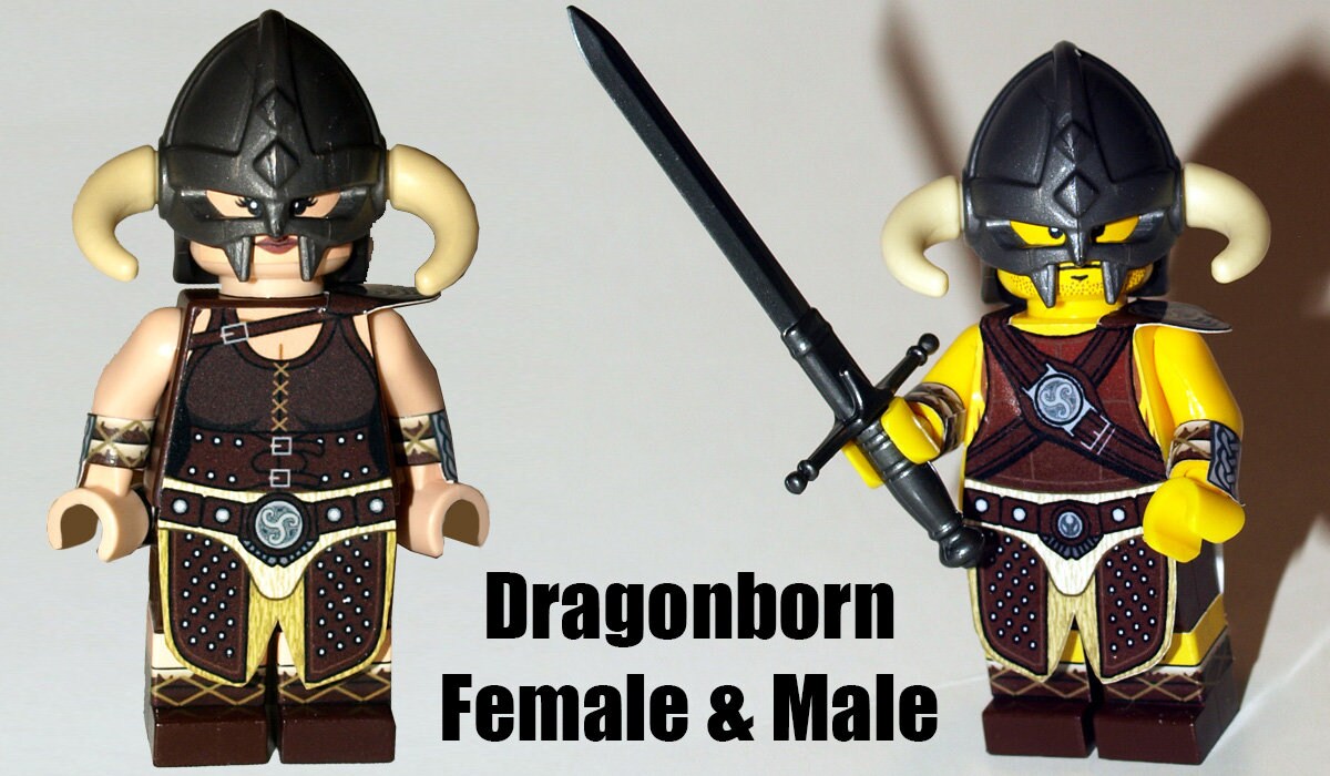 The Elder Series Custom Construction Toy Figures | Etsy