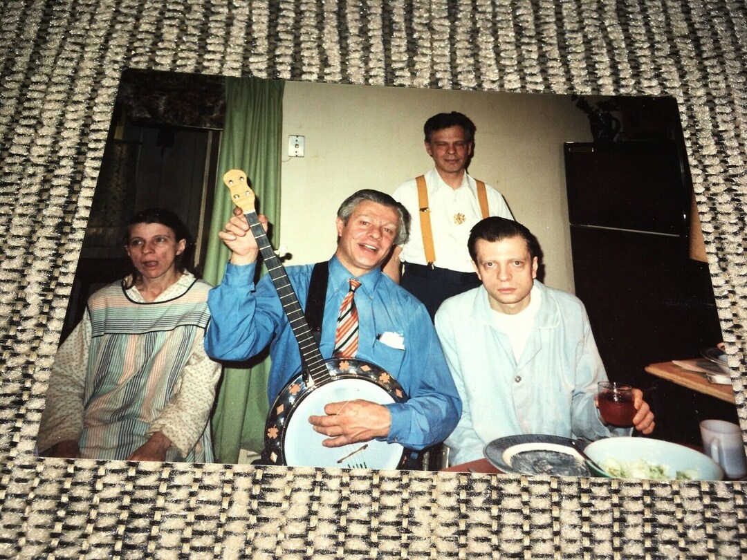 Allen Ginsberg 1980s Photo PETER ORLOVSKY Family Banjo - Etsy
