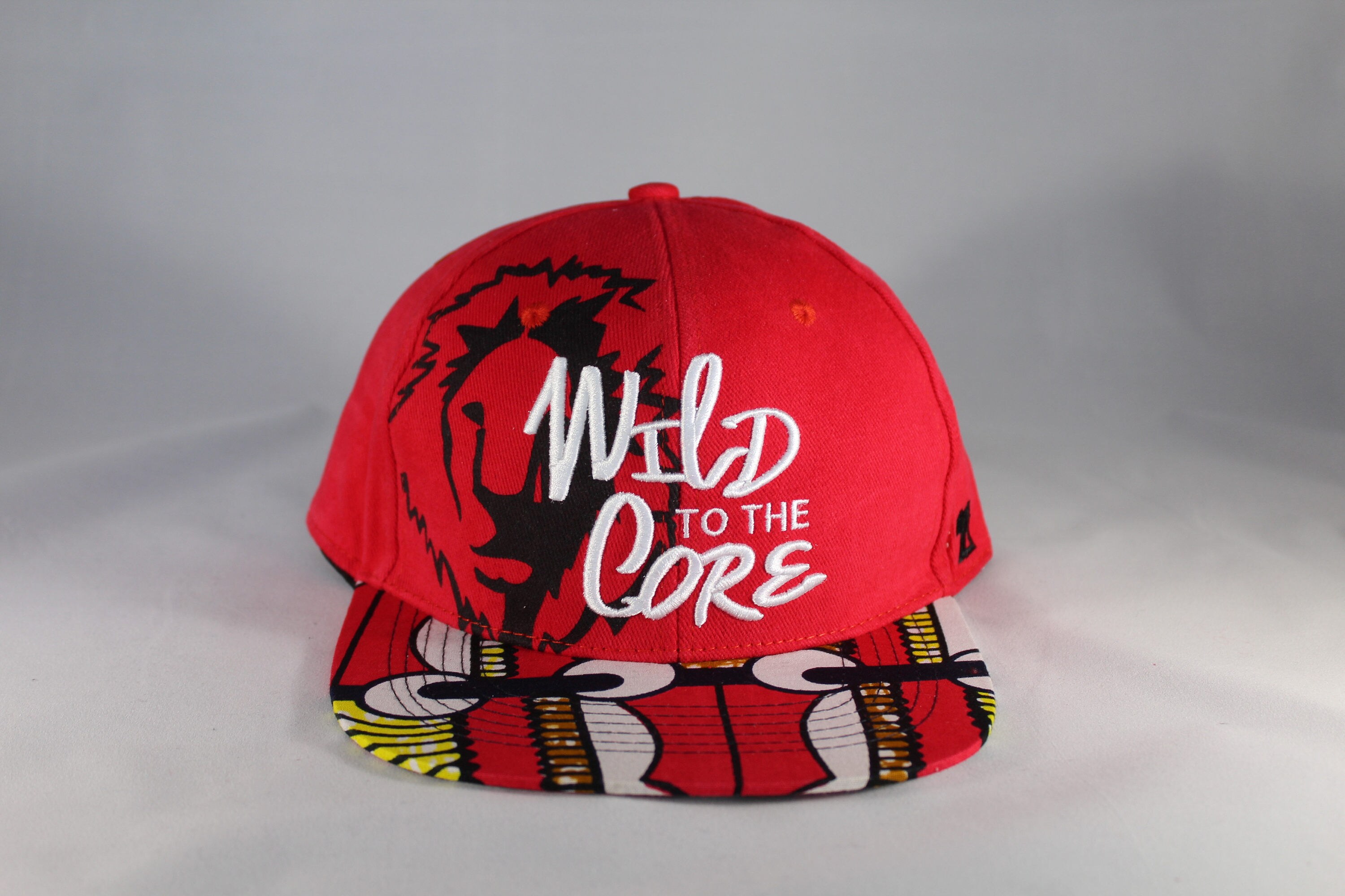 Red African Print Hat - Etsy