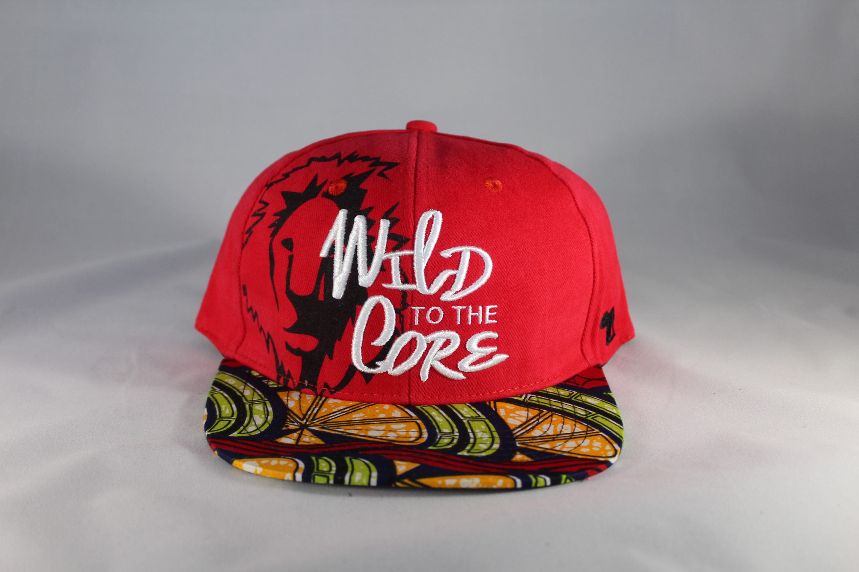 Red African Print Hat - Etsy