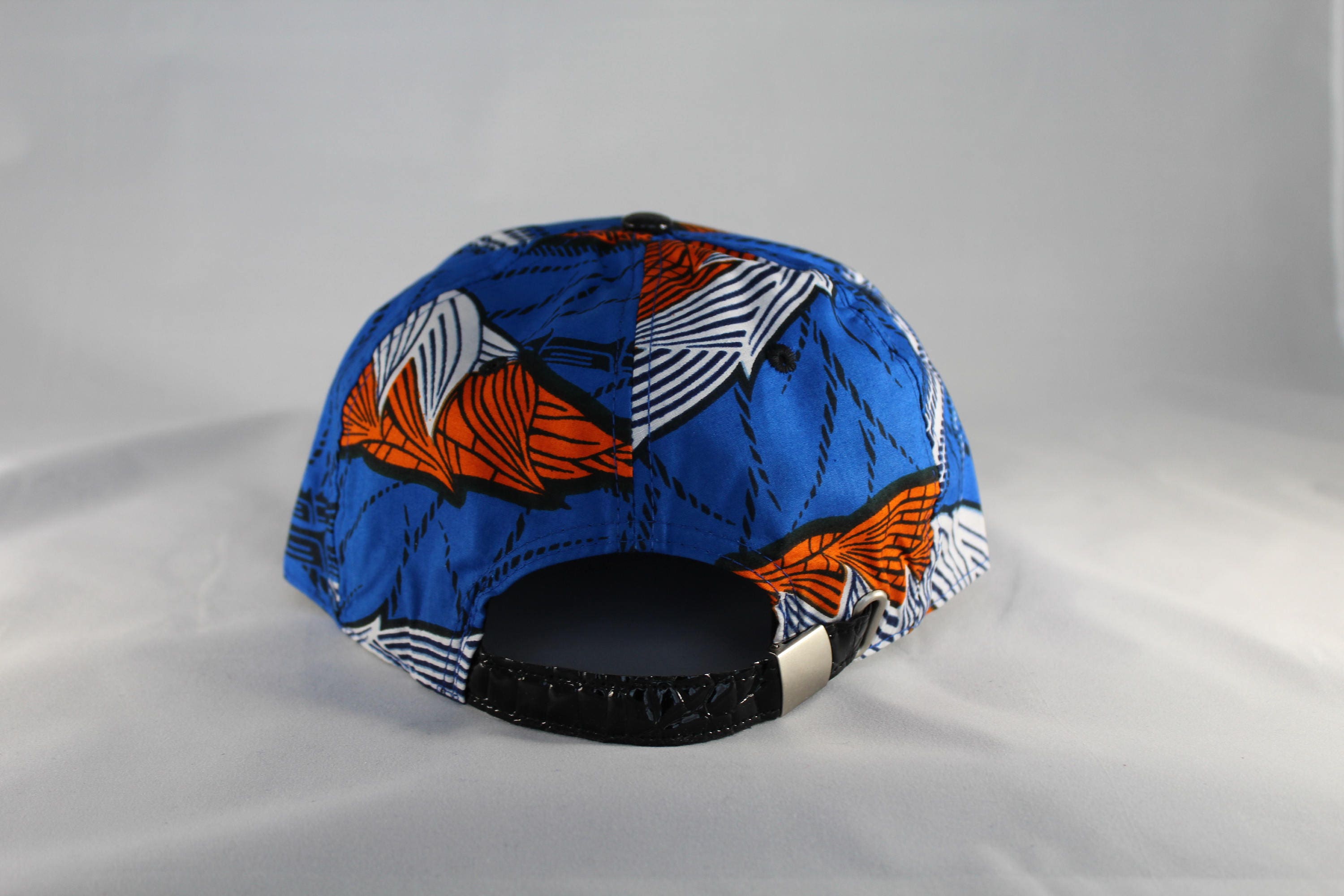 Blue African Print Hat - Etsy