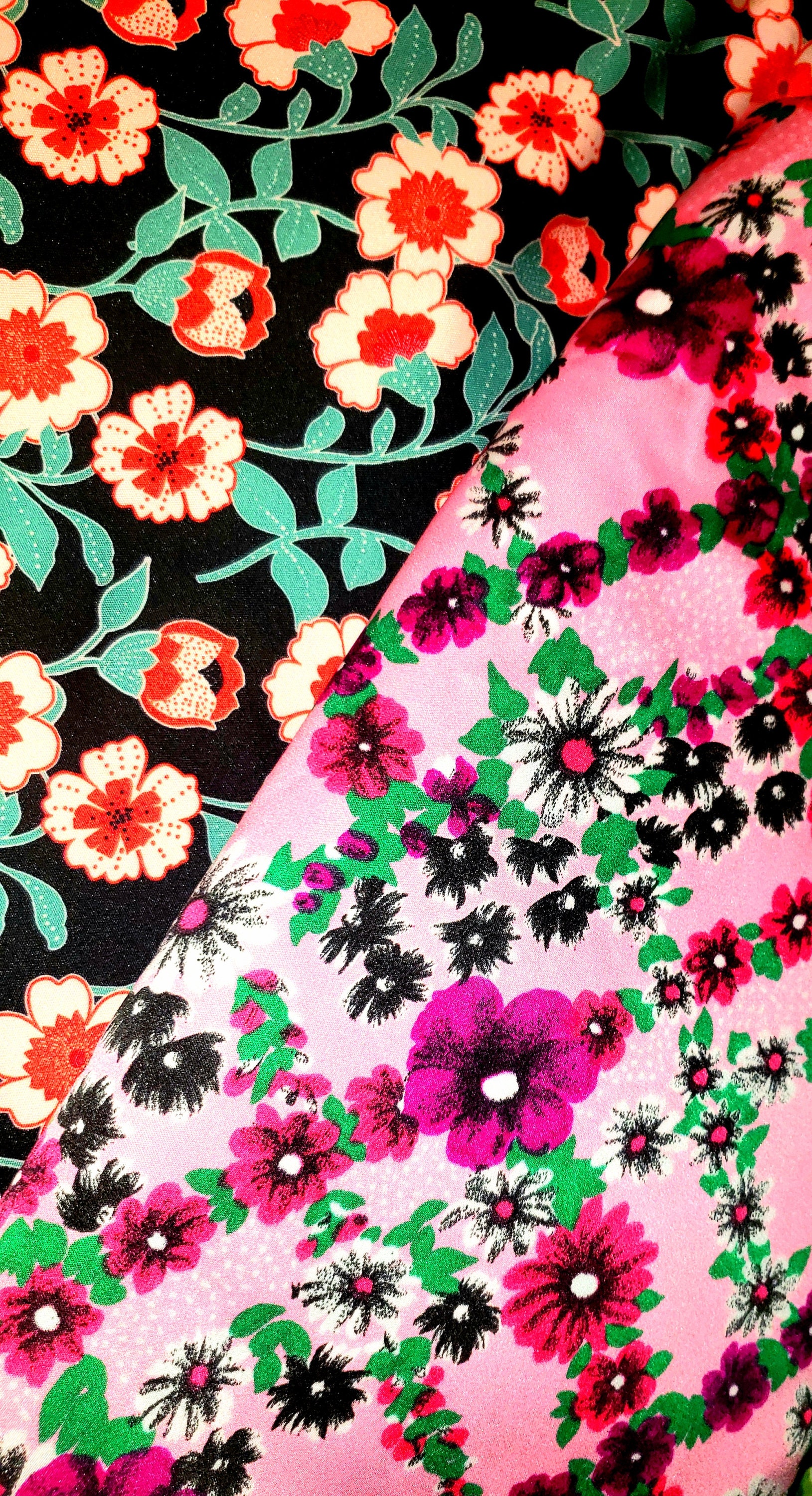Vintage 1970s-1980s Fabrics - Etsy