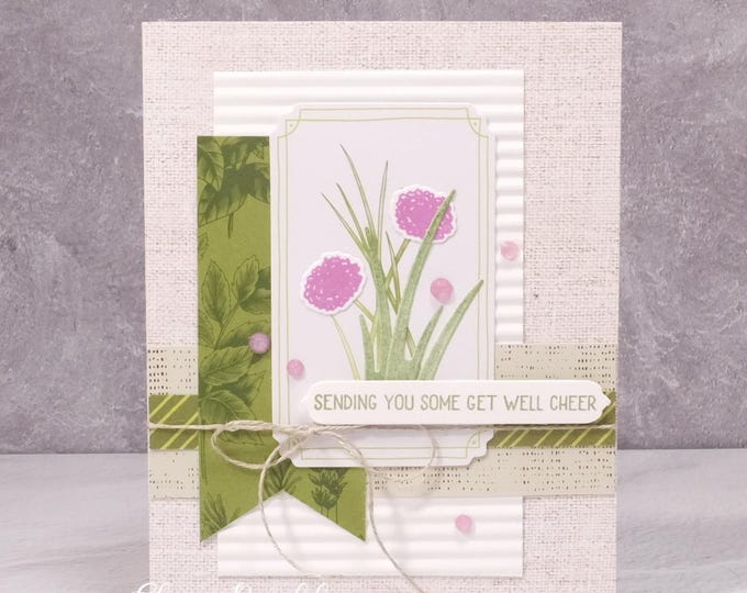 Handmade Get-well Card - Stampin up Hello Spring – Warm Botanical ...
