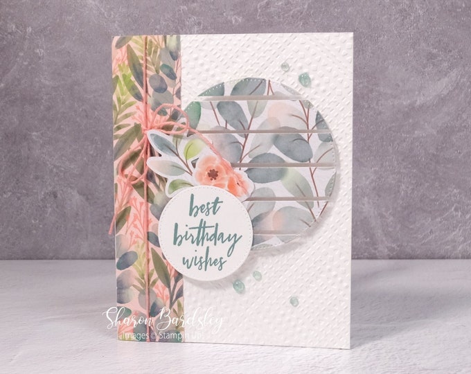 Handmade Birthday Card – Floating Circle Card – Happy Birthday Frames ...