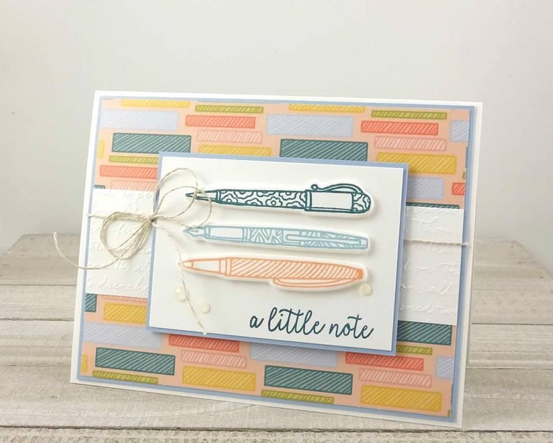 Handmade Stampin up A Little Note Card – A Little Note – Just Little ...