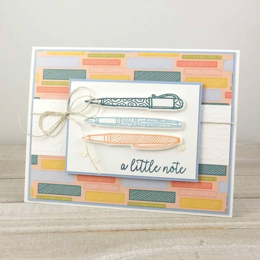 Handmade Stampin up A Little Note Card – A Little Note – Just Little ...