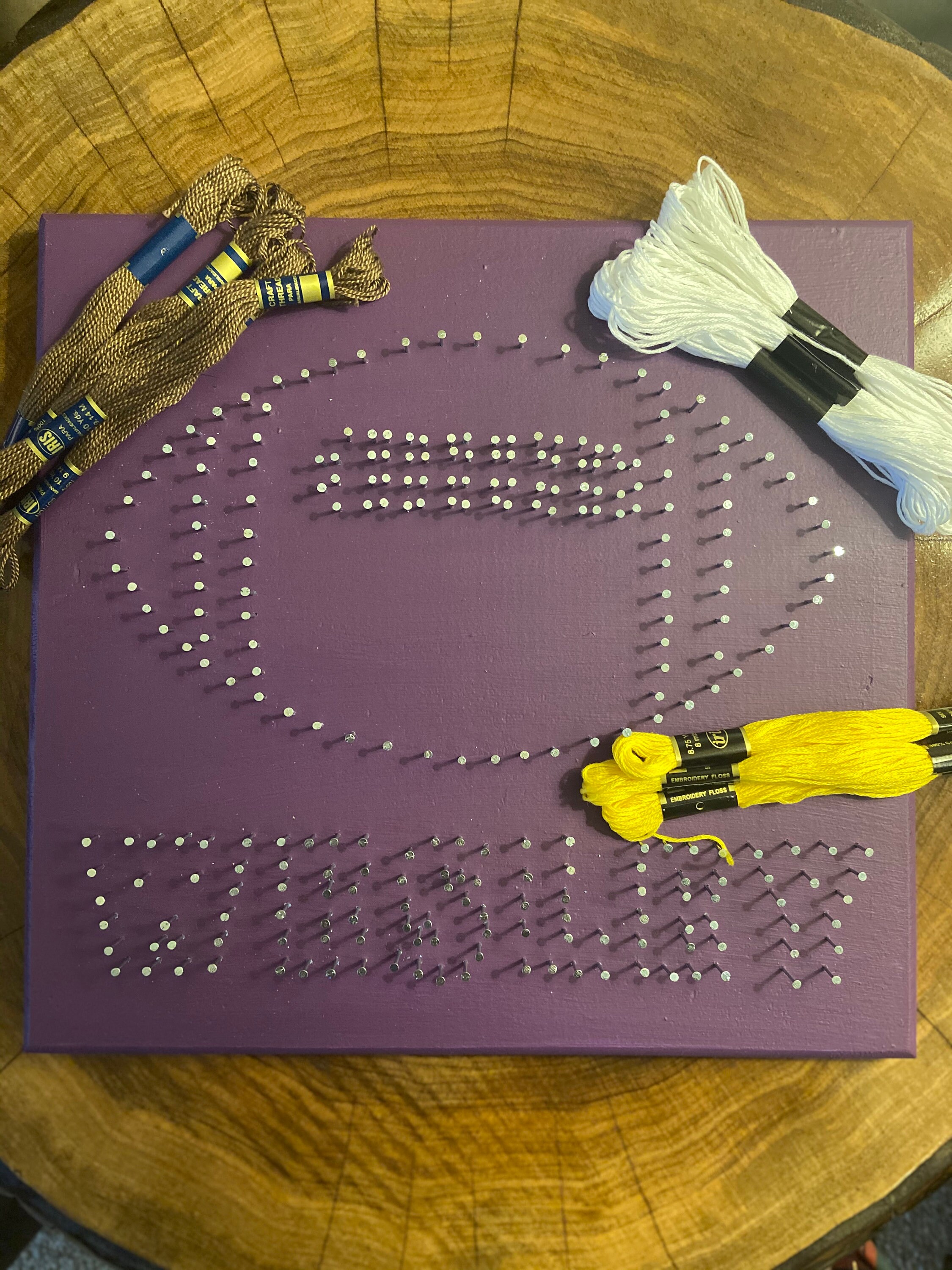 Custom Football String Art Kit - Etsy