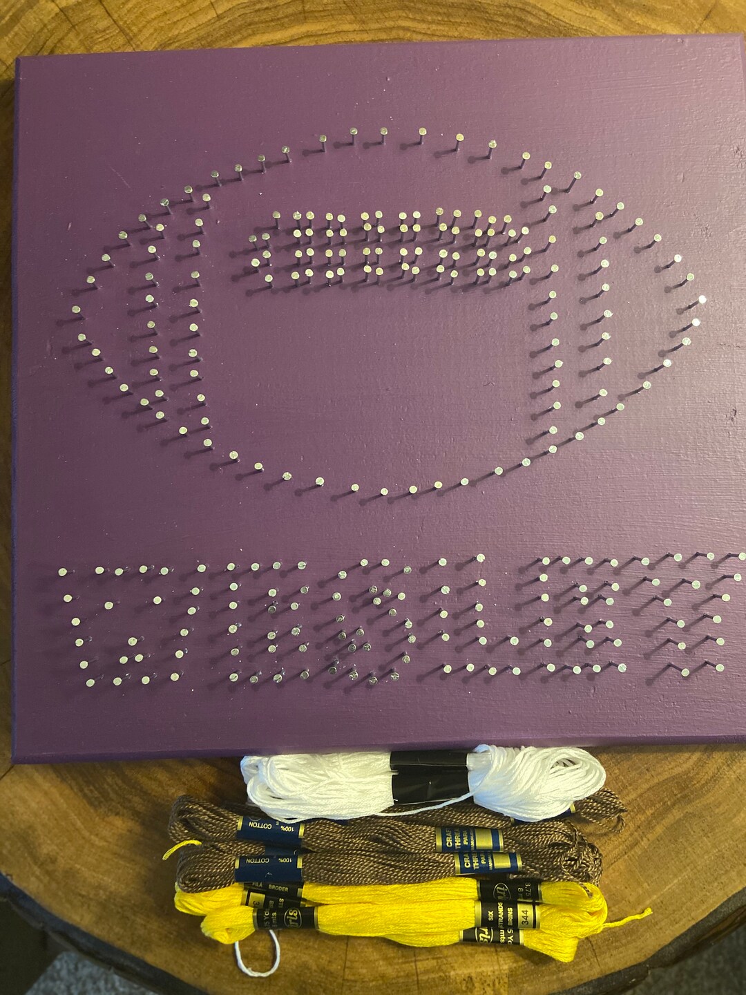 Custom Football String Art Kit - Etsy