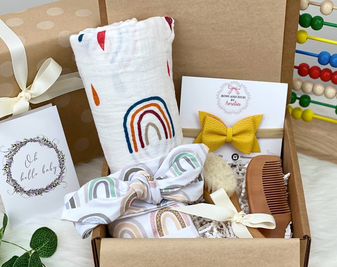 Welcome Baby Gift Box. Newborn Baby Gift Box. Just Because Gifts. Gift ...