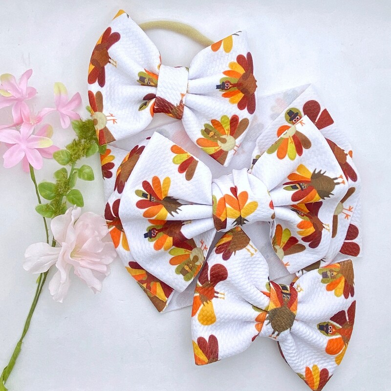 Thanksgiving Bows - Etsy