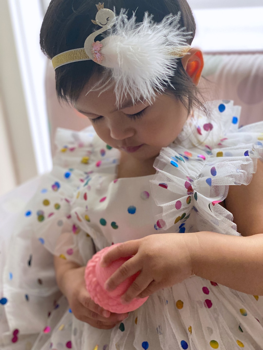 Swan Princess Bow Felt Nylon Headbands Swan Feather Hair Bow - Infant ...