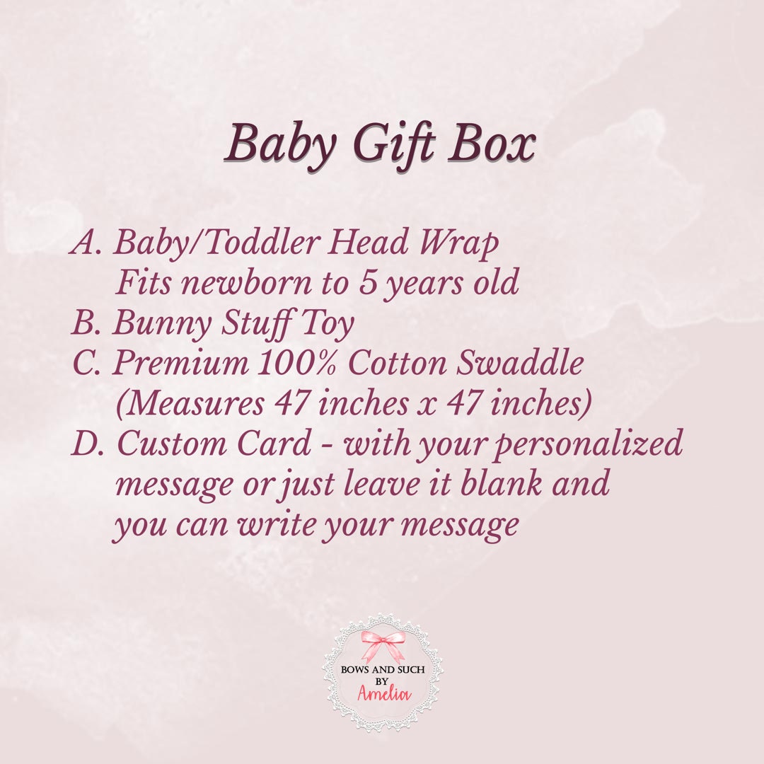 Newborn Baby Gift Box. Ready to Ship Baby Shower Gift With | Etsy