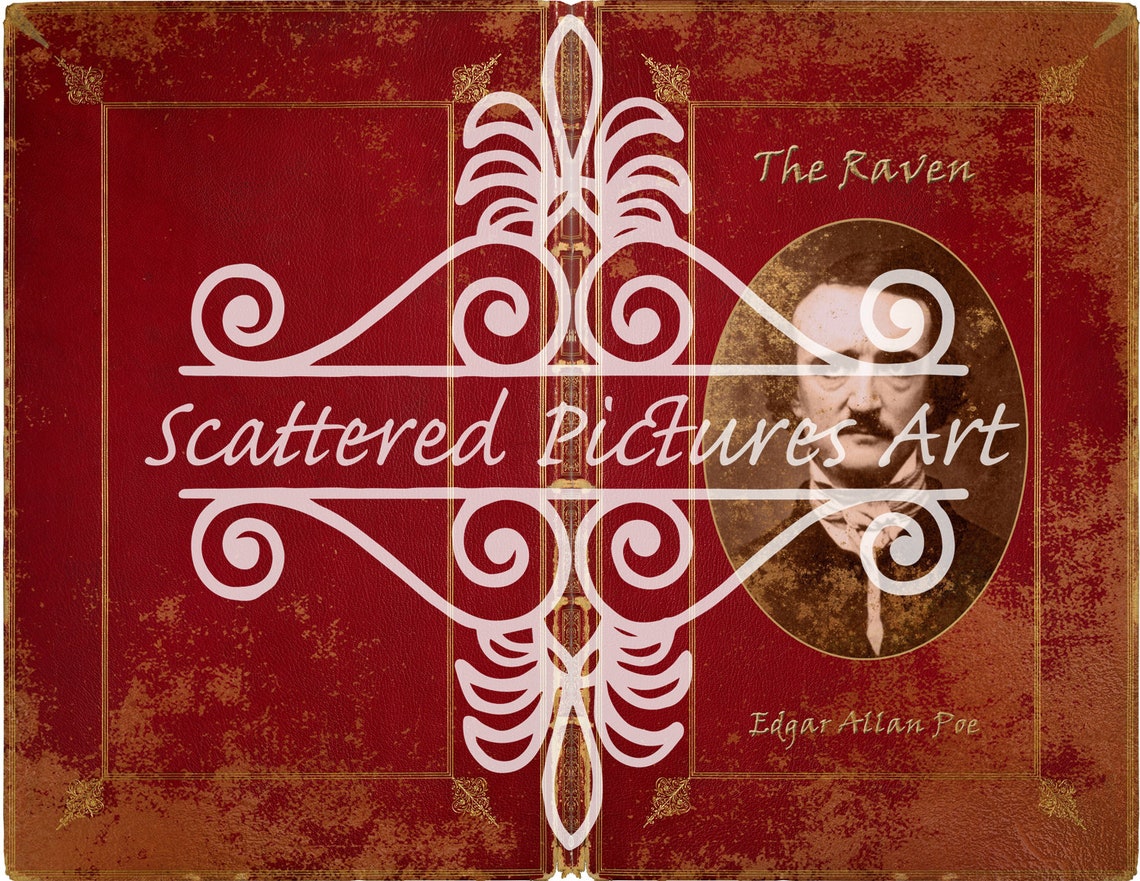 Edgar Allan Poe the Raven Printable Journal Kit Junk - Etsy Canada