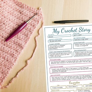 My Crochet Story Printable - Etsy