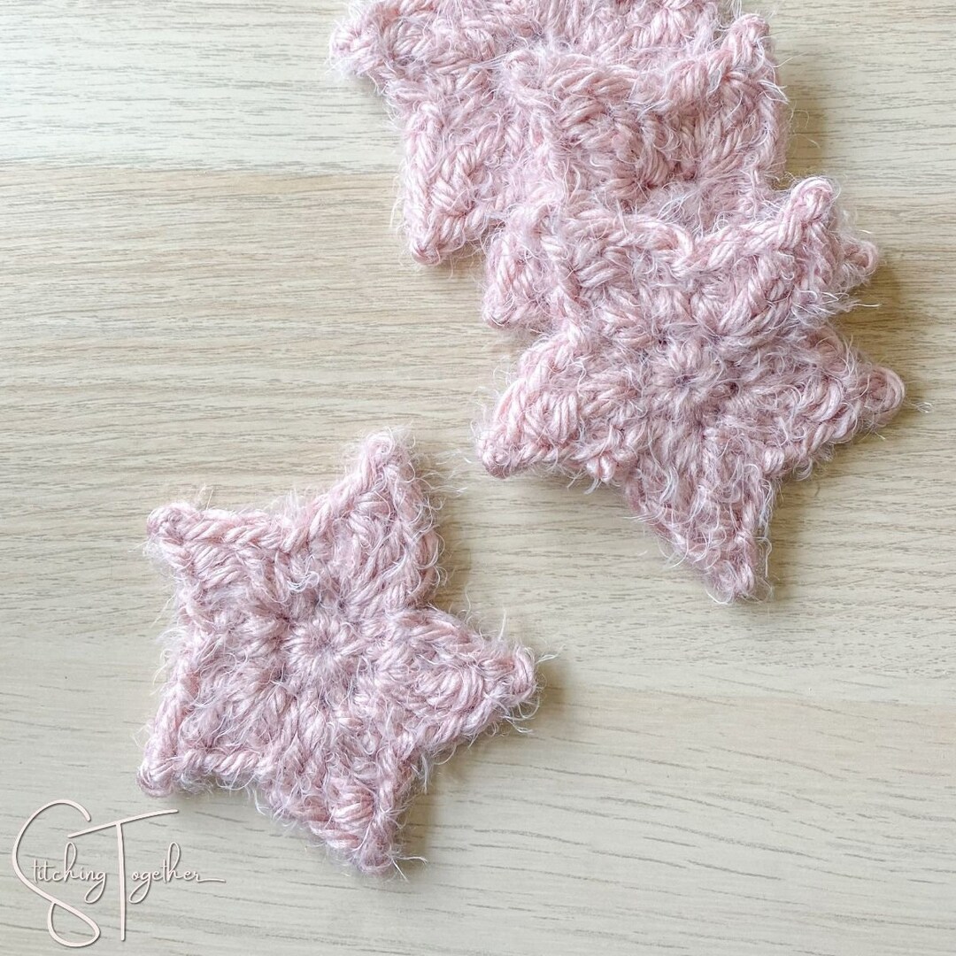 Easy Crochet Star Pattern Small Crochet Stars Pattern - Etsy