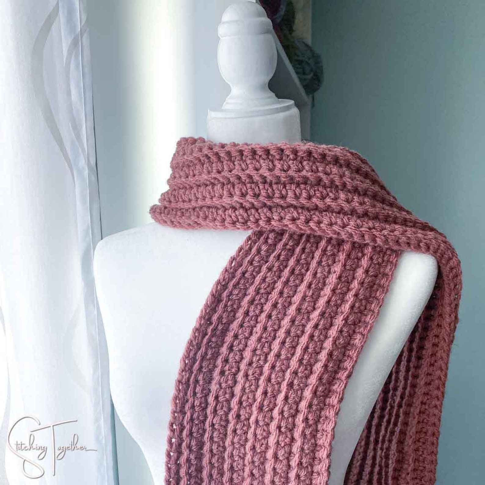 Chunky Scarf Crochet Pattern Bulky Scarf Pattern PDF - Etsy