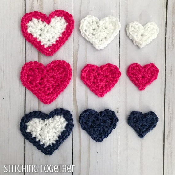 Crochet Small Heart Pattern How To Crochet A Heart Stitch Dishcloth