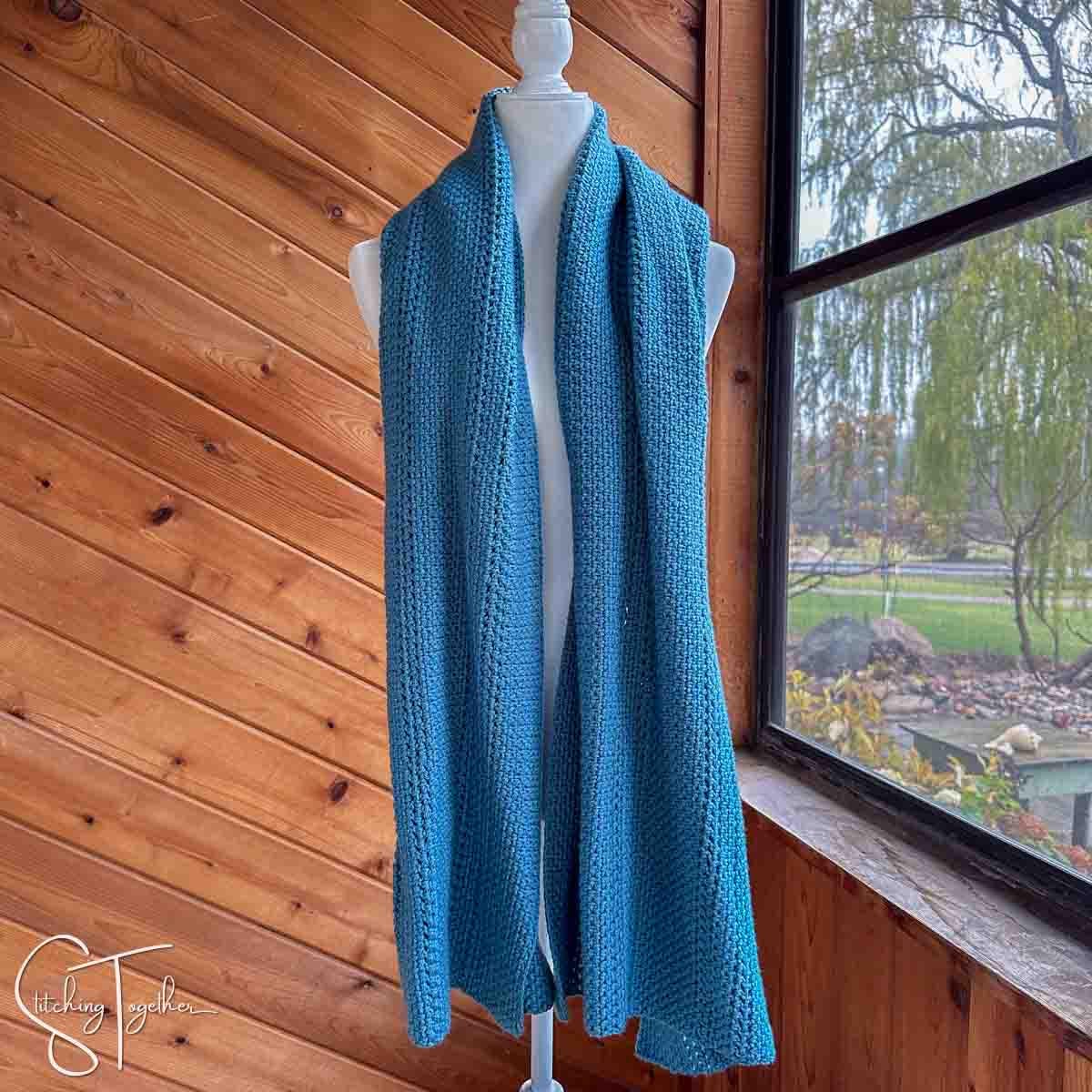 Cedar Lake Easy Crochet Shawl Pattern | Rectangular Crochet Shawl | PDF ...