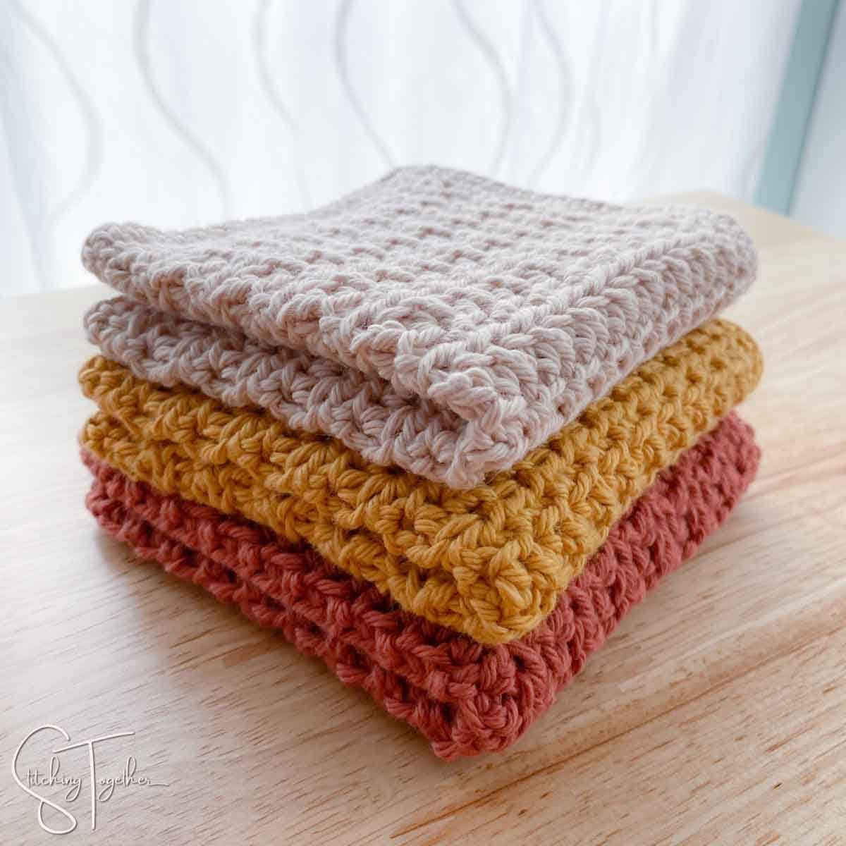 Crochet Face Cloth | Textured Crochet Washcloth | Crochet Pattern ...