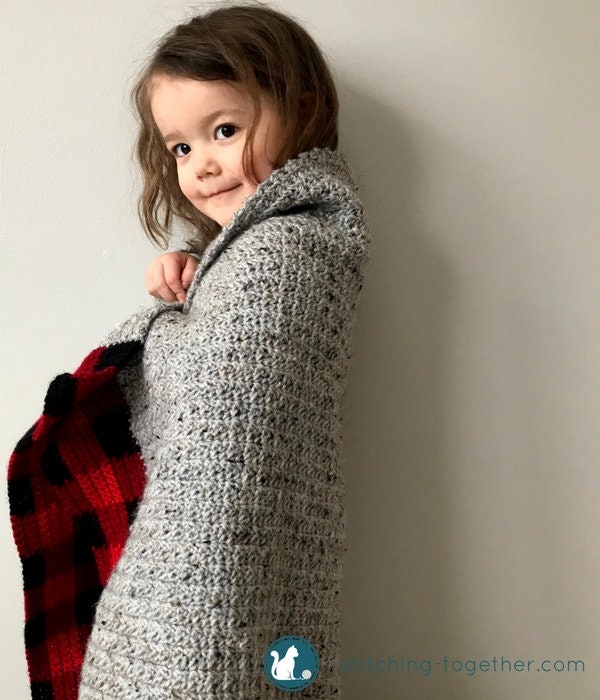 Crochet Baby Blanket Pattern Buffalo Plaid Baby Blanket | Etsy