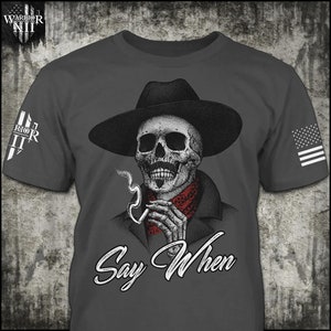 Say When T-shirt Patriotic Tribute Tee American Pride Veteran Support Shirt 100% Cotton - Etsy
